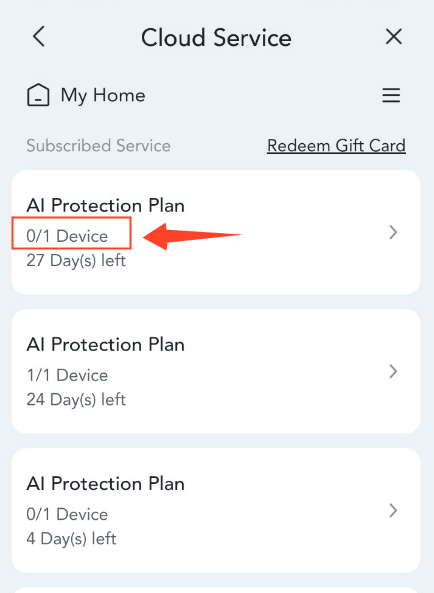How can I check if the device is already under the service I purchased ...